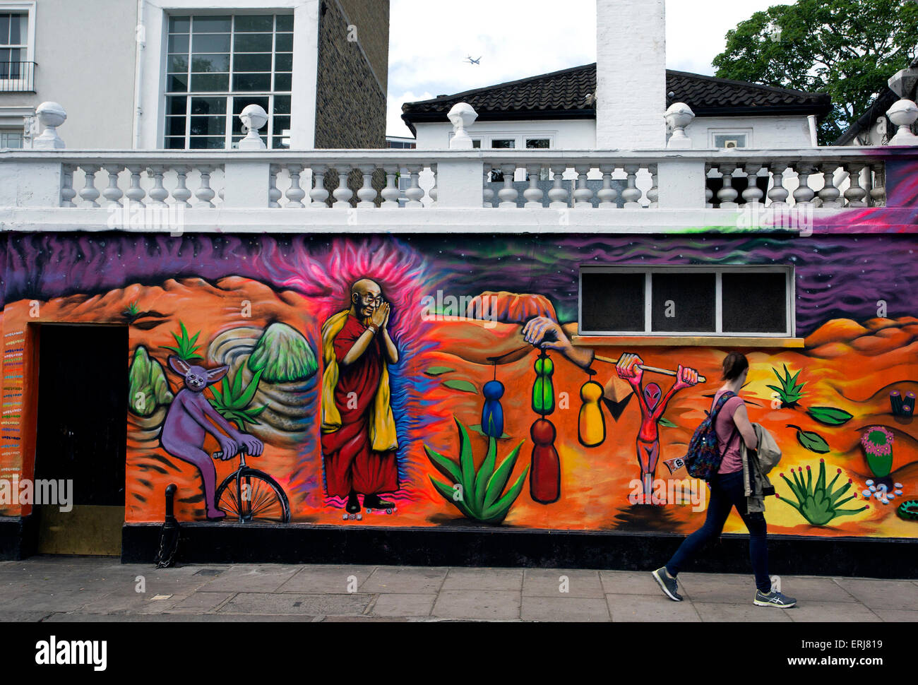 The outside of the Chelsea Arts Club in London has been transformed by ...