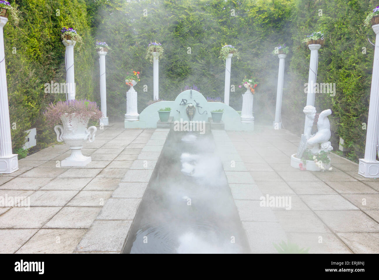 Water Feature Fountain Serpent Garden High Resolution Stock Photography ...