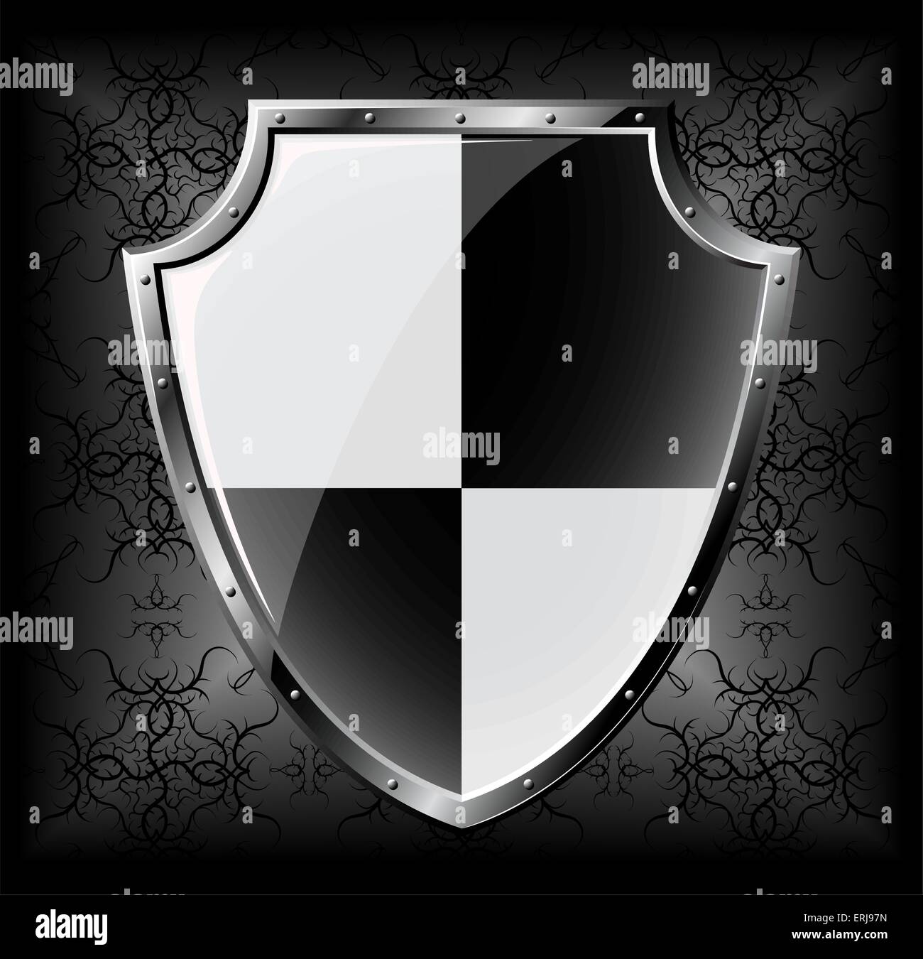 Knight shield protection heraldry hi-res stock photography and images ...