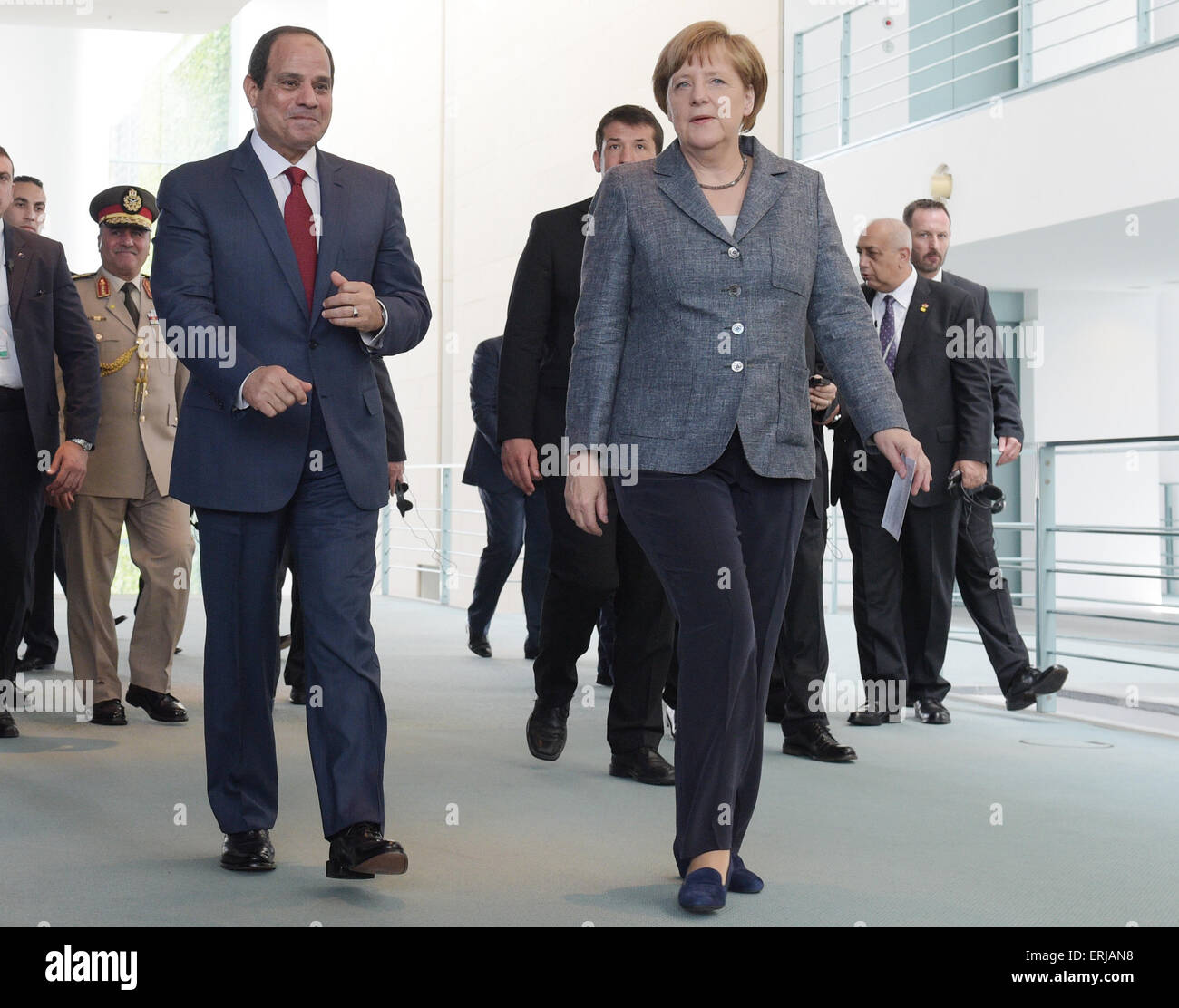 Berlin, Germany. 03rd June, 2015. Egyptian President Abdel Fattah el ...