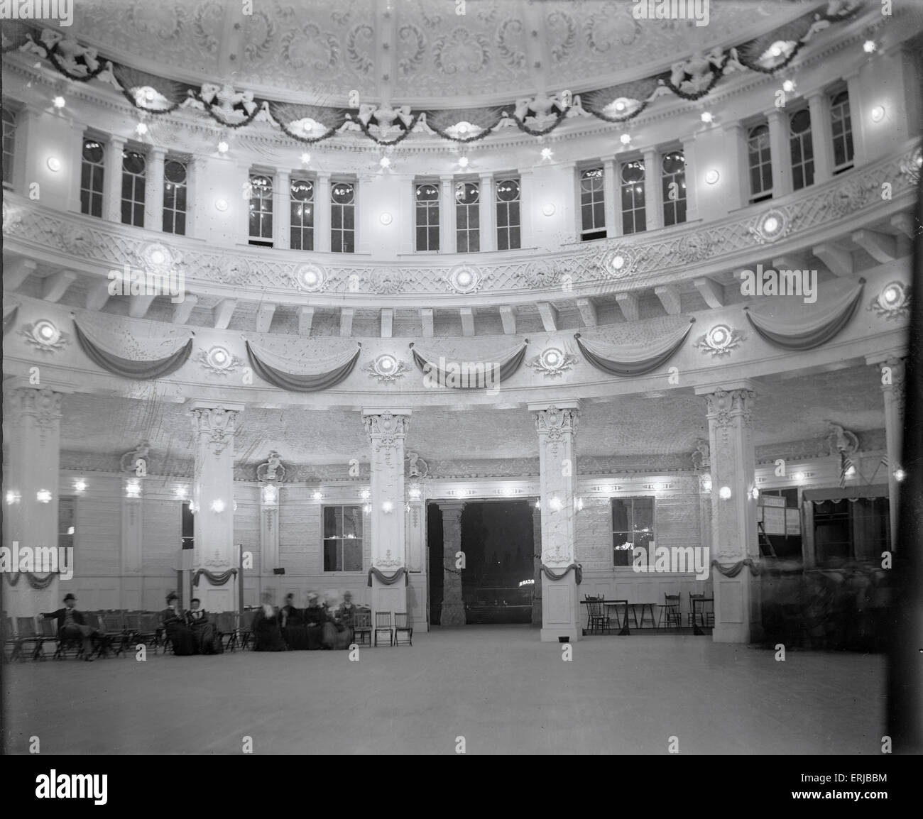 Antique c1900 photograph, interior of the First Salt Palace (1899-1910 ...