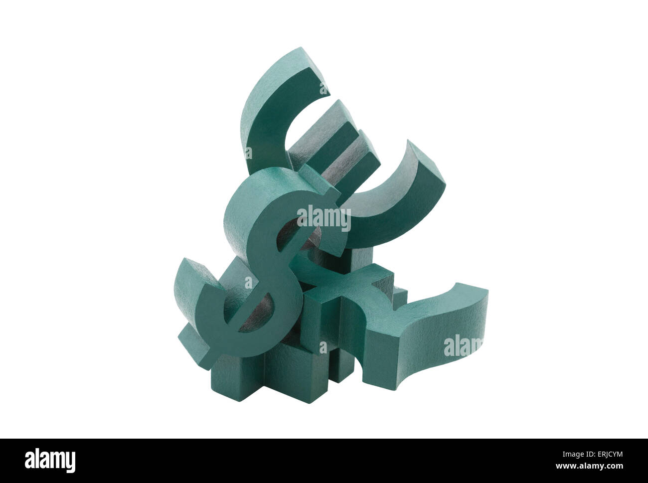 Symbols of currency isolated on white background. Clipping path ...