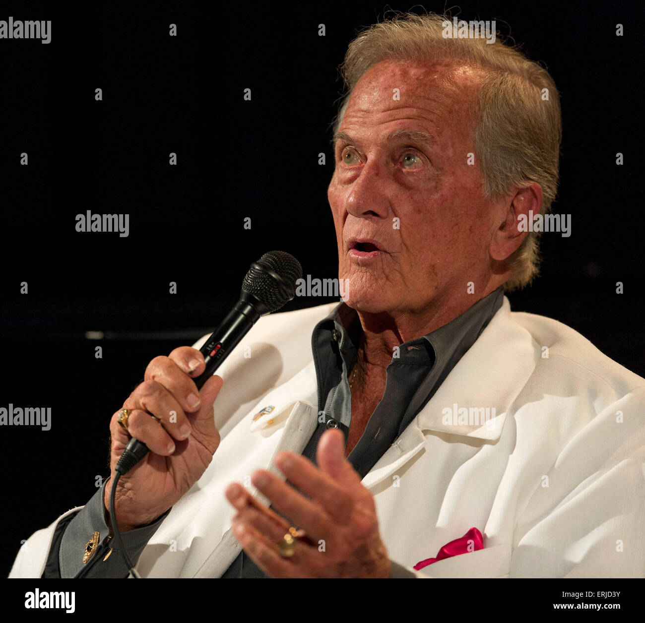 Los Angeles, California, USA. 02nd June, 2015. PAT BOONE talks about ...