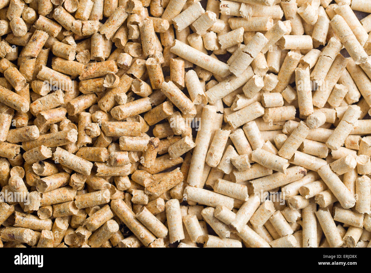 the dark and light wooden pellets Stock Photo - Alamy