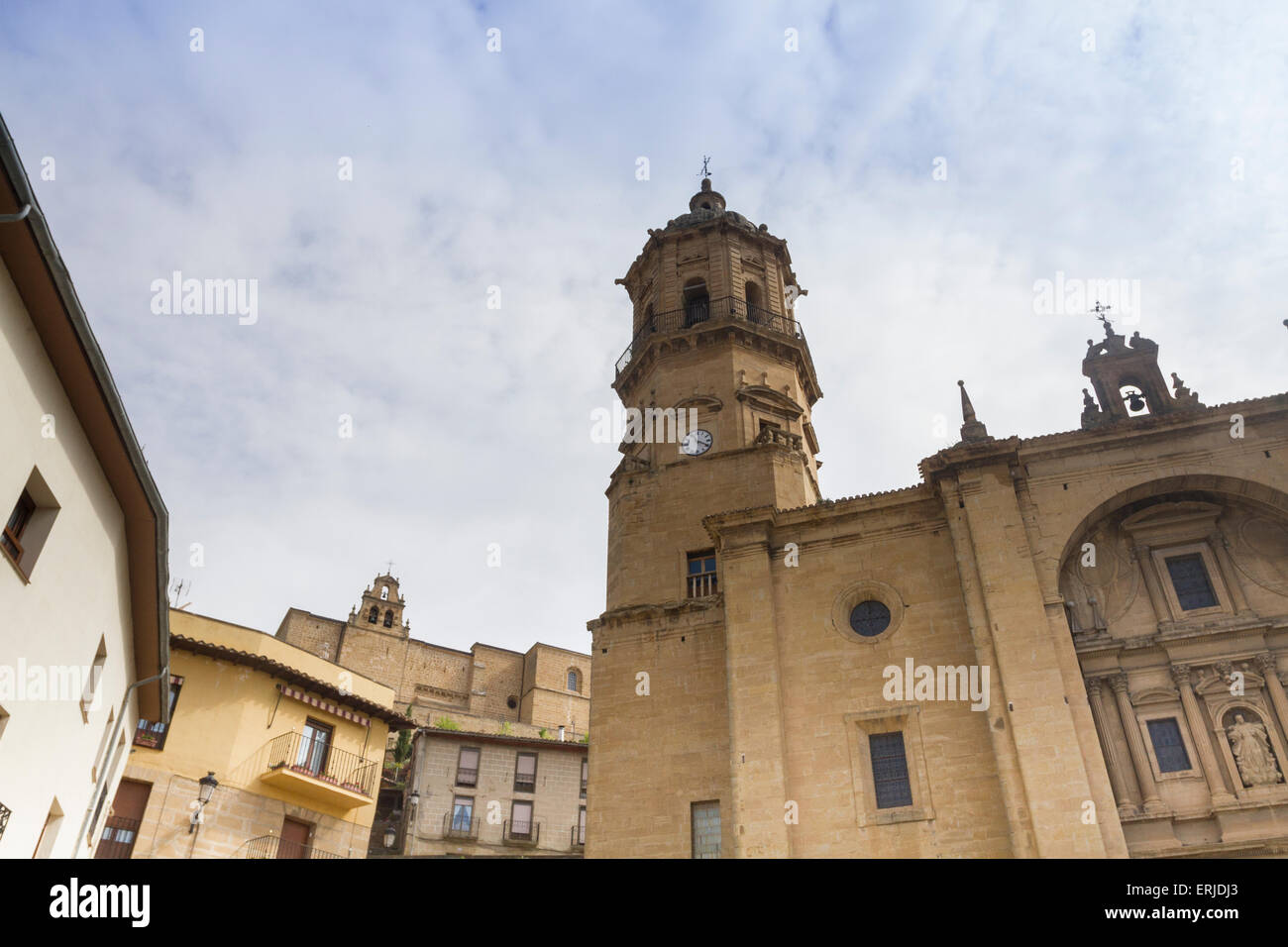 Nuestra señora de la Asuncion church, Labastida, Alava, Basque Country ...