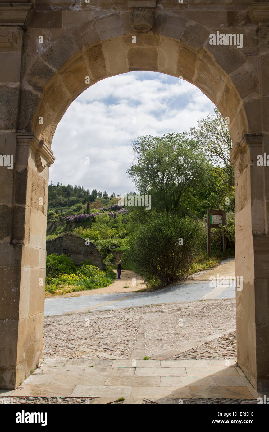 Cristo arc, Labastida, Alava, Basque Country Stock Photo - Alamy