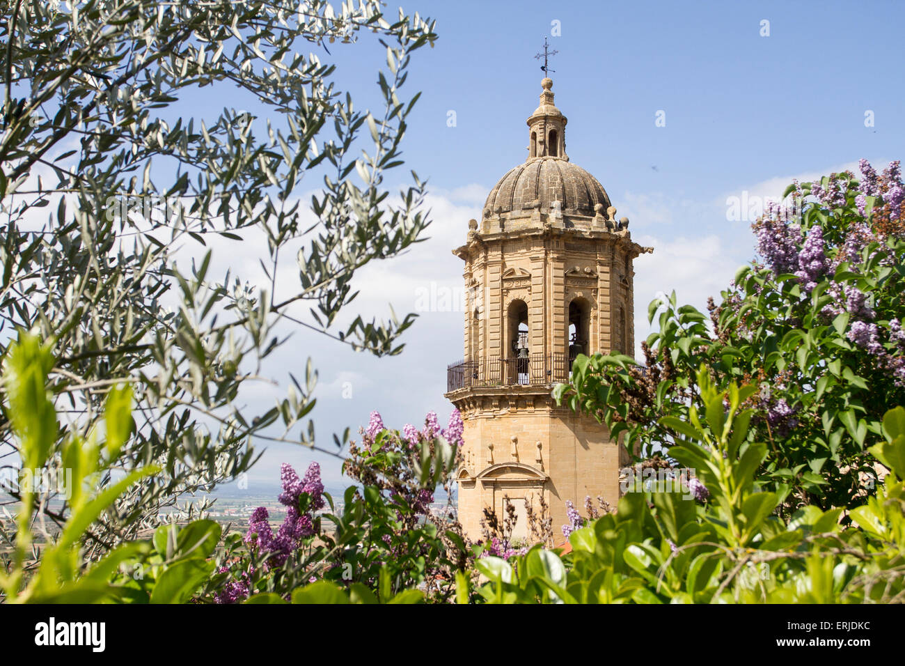 Nuestra señora de la Asuncion church, Labastida, Alava, Basque Country ...