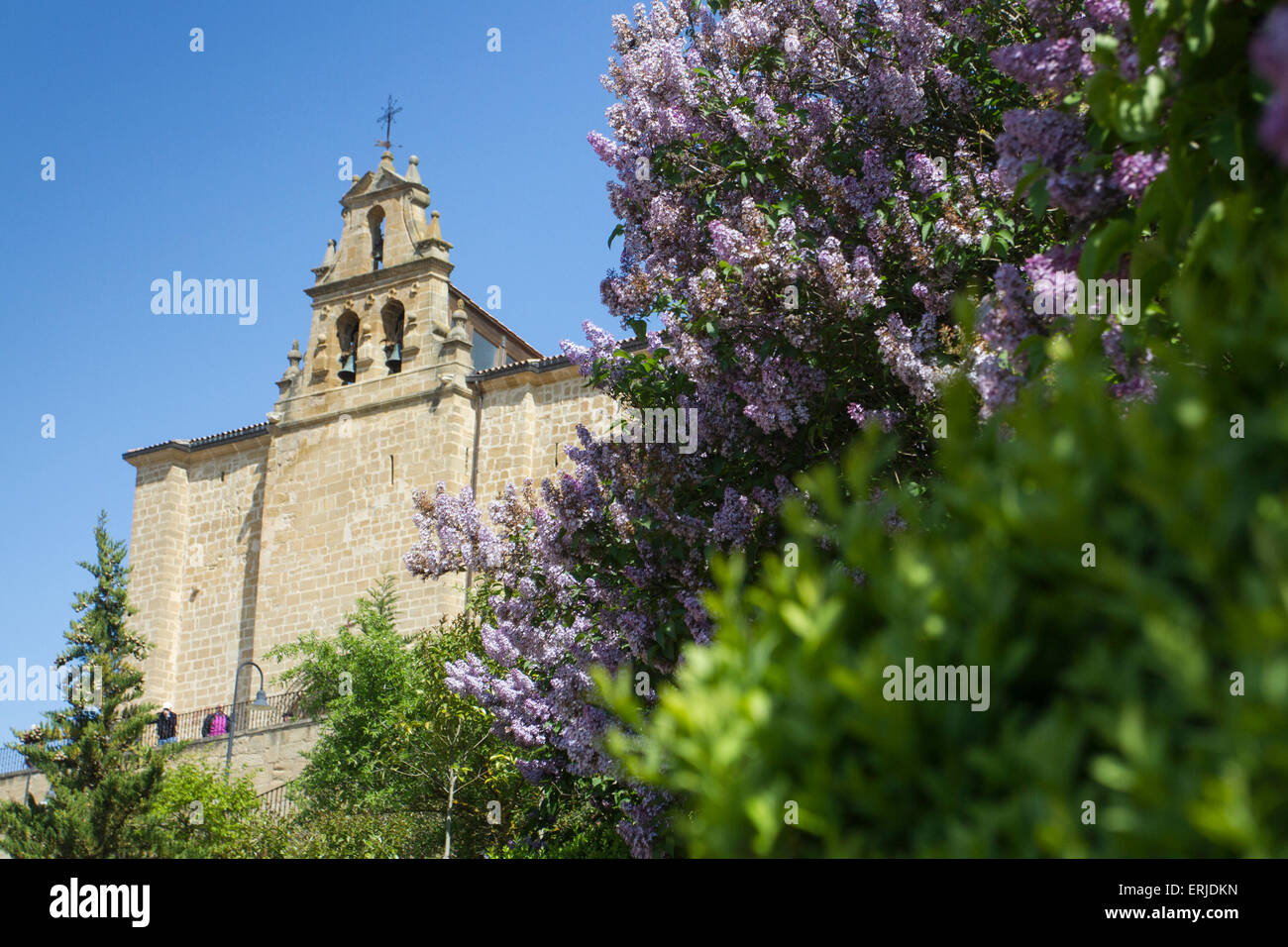 Cristo church, Labastida, Alava, Basque Country Stock Photo - Alamy