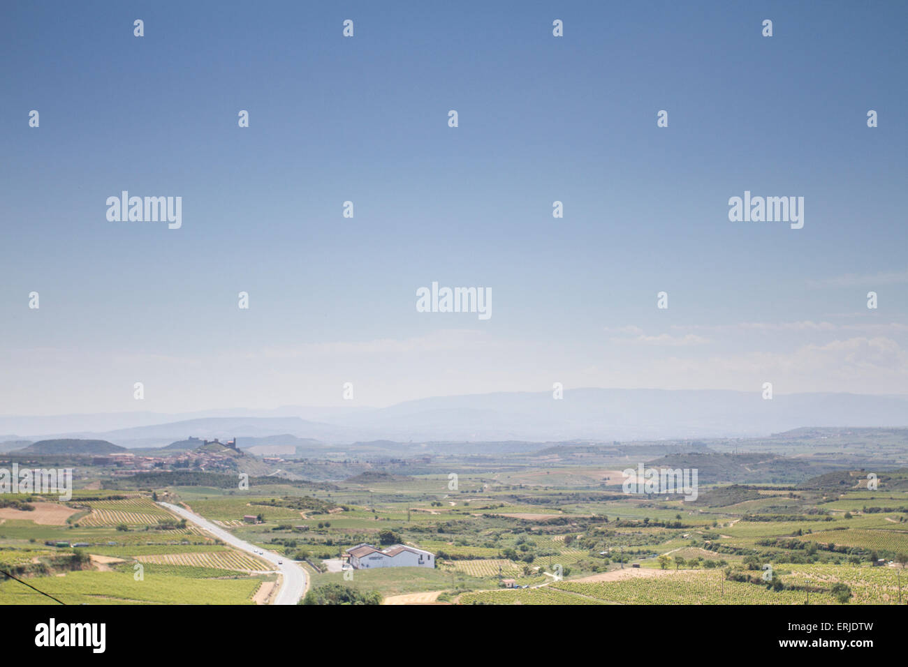 Panoramic views from Labastida, Alava, Basque Country Stock Photo - Alamy