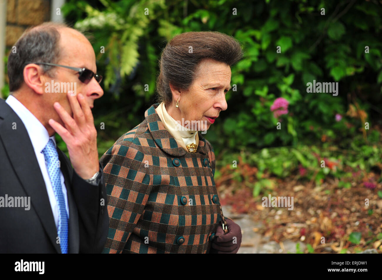 Princess Anne during a Royal visit to open the Clifton Suspension ...