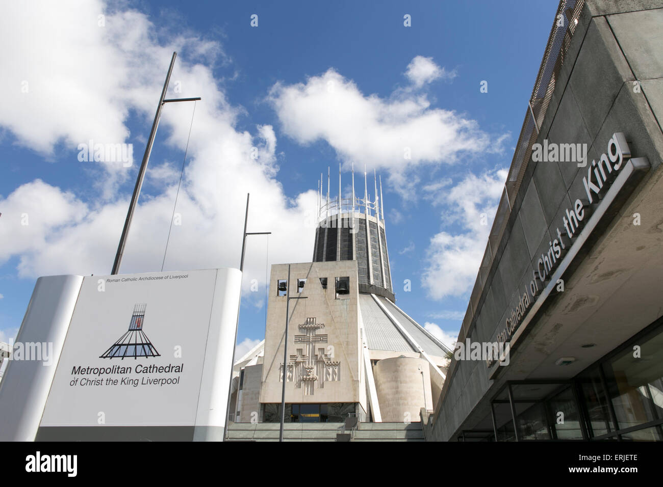 The Metropolitan Cathedral of Christ the King , Liverpool , UK Stock ...