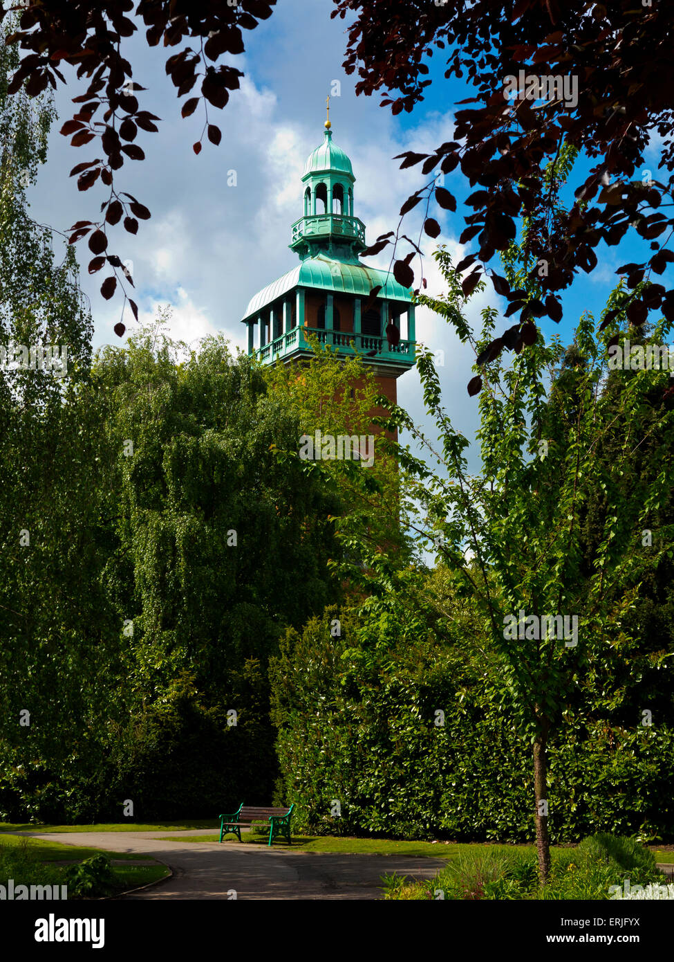 The Carillon Tower in Queen's Park Loughborough Leicestershire England ...