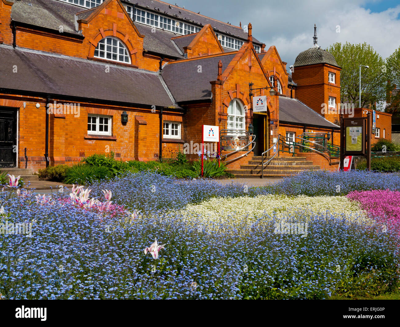 Exterior of Charnwood Museum in Queen's Park Loughborough ...