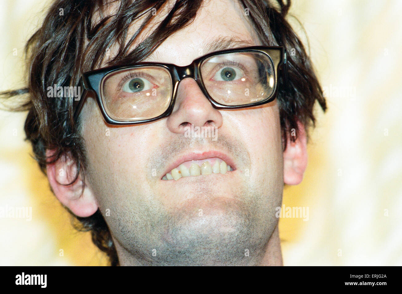 Pulp play the Clickimin Centre, Shetland, 13th August 1996. Lead Singer ...