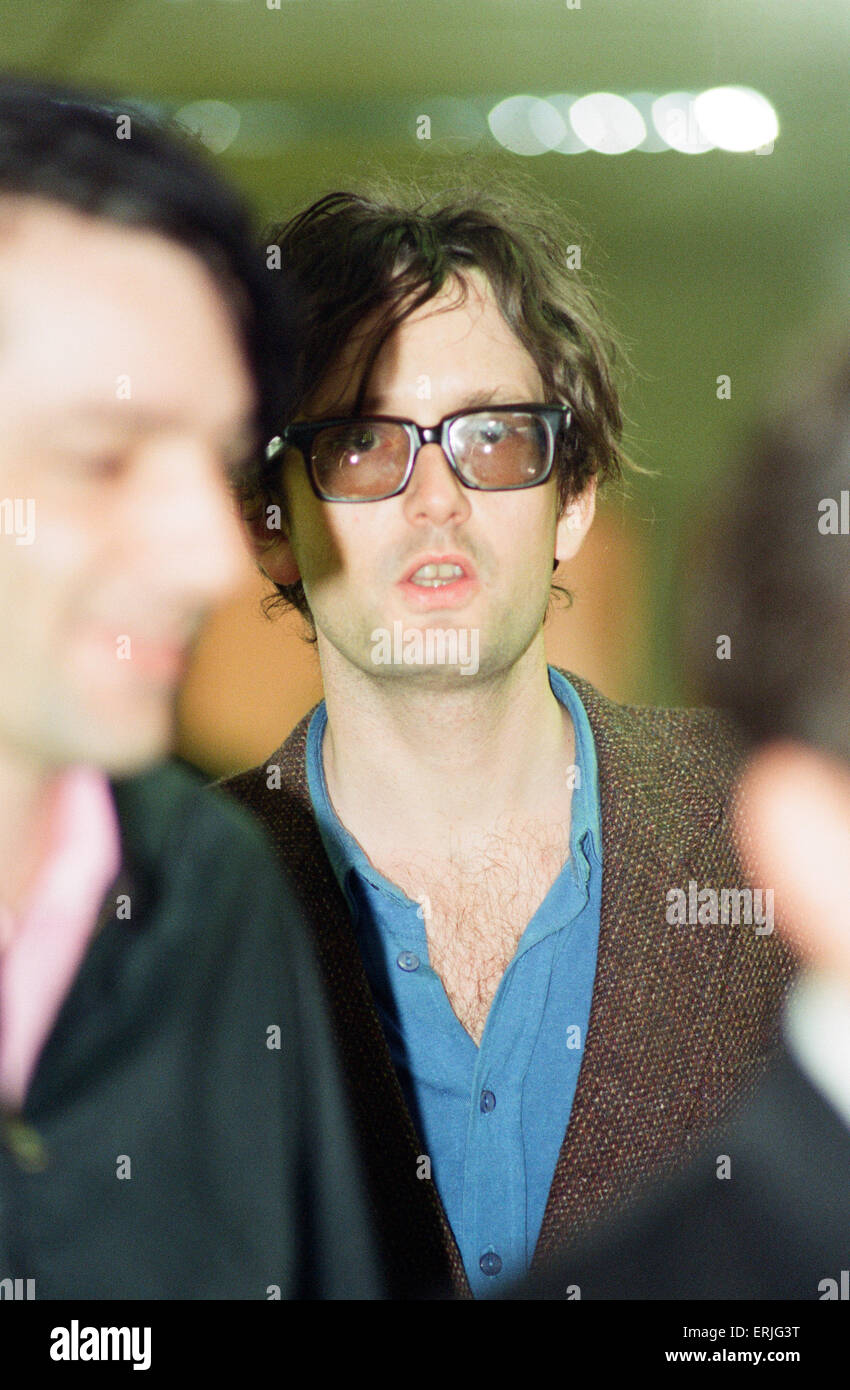 Pulp play the Clickimin Centre, Shetland, 13th August 1996. Lead Singer ...