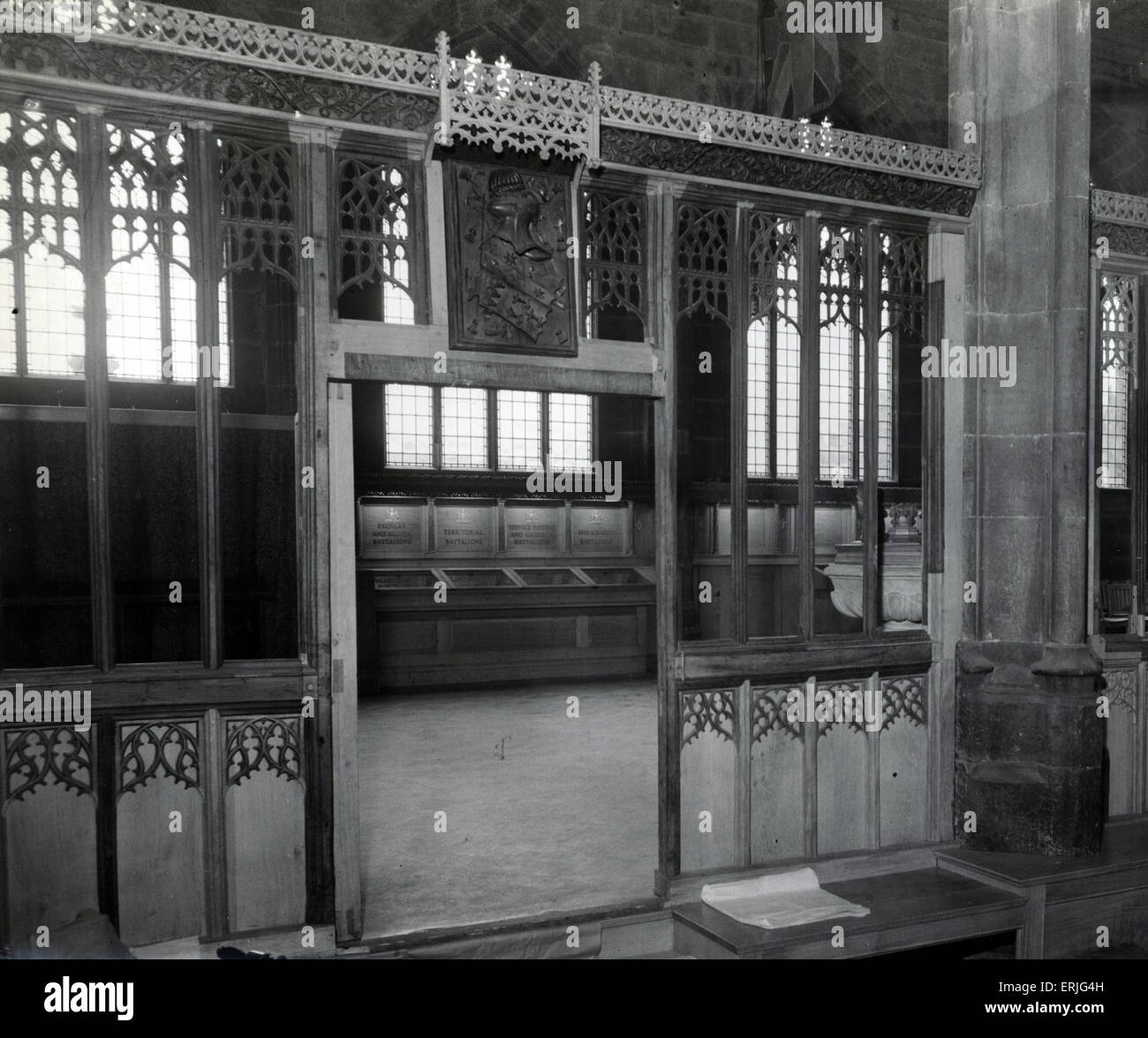 Reconstructed Manchester Regiment Chapel, Manchester Cathedral, 14th ...