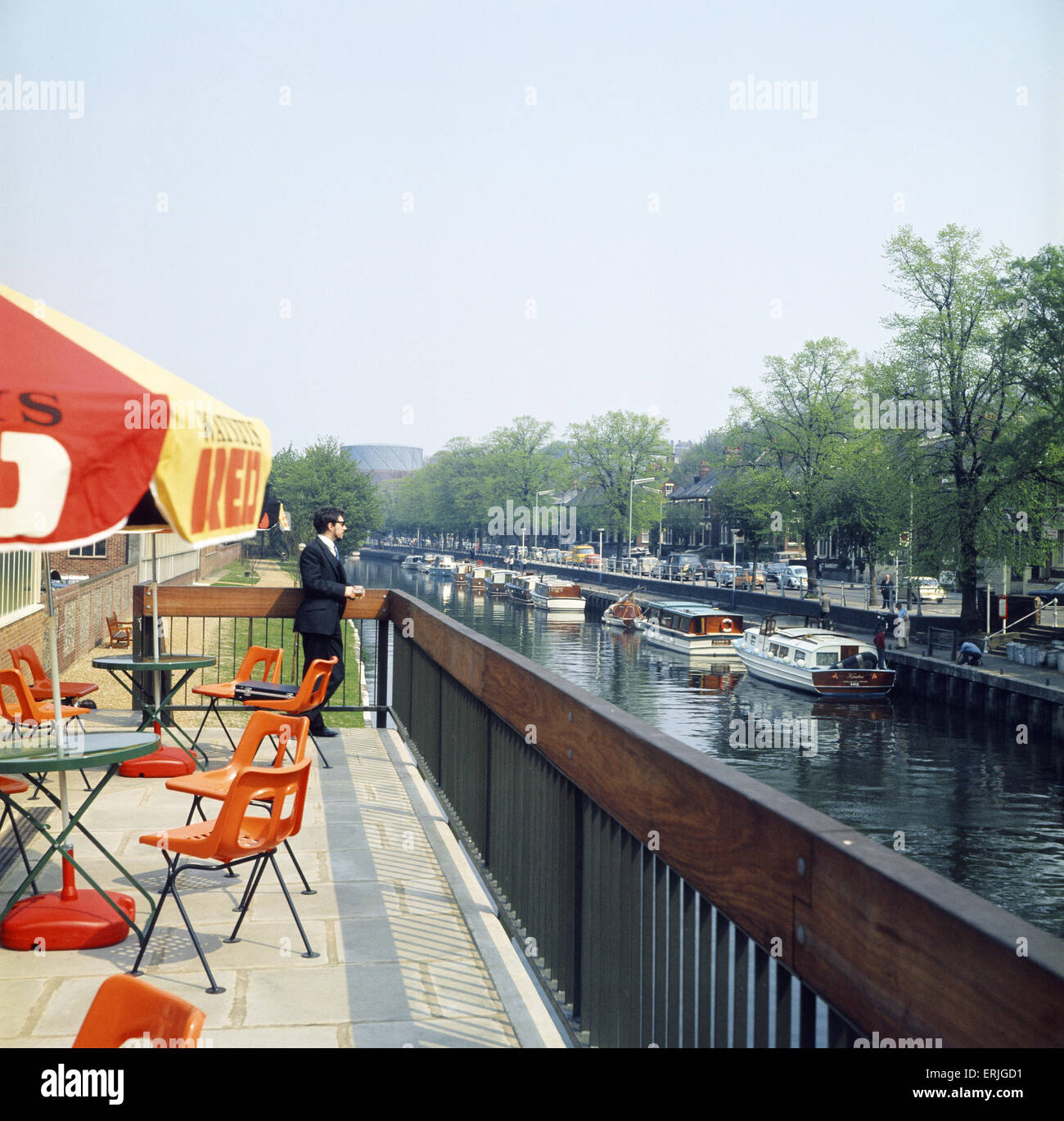 Norwich East Anglia England Riverside View. Circa 1972 Stock Photo - Alamy