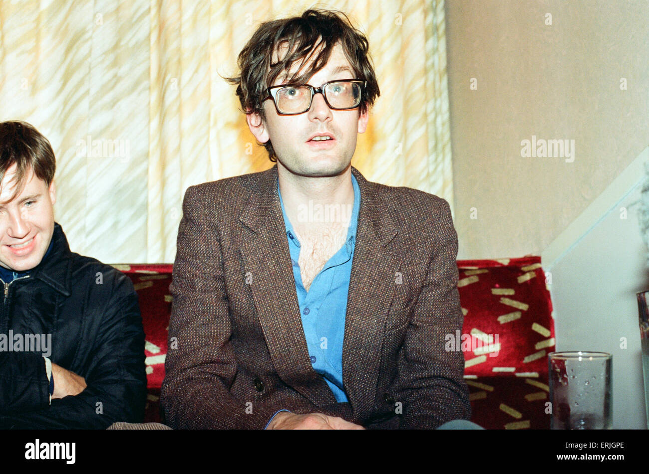 Pulp play the Clickimin Centre, Shetland, 13th August 1996. Lead Singer ...