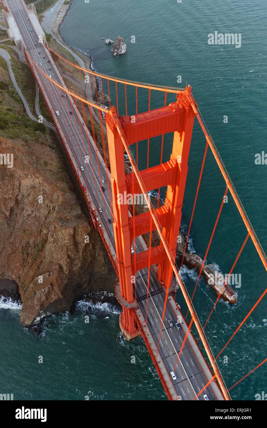 Golden gate aerial hi-res stock photography and images - Alamy