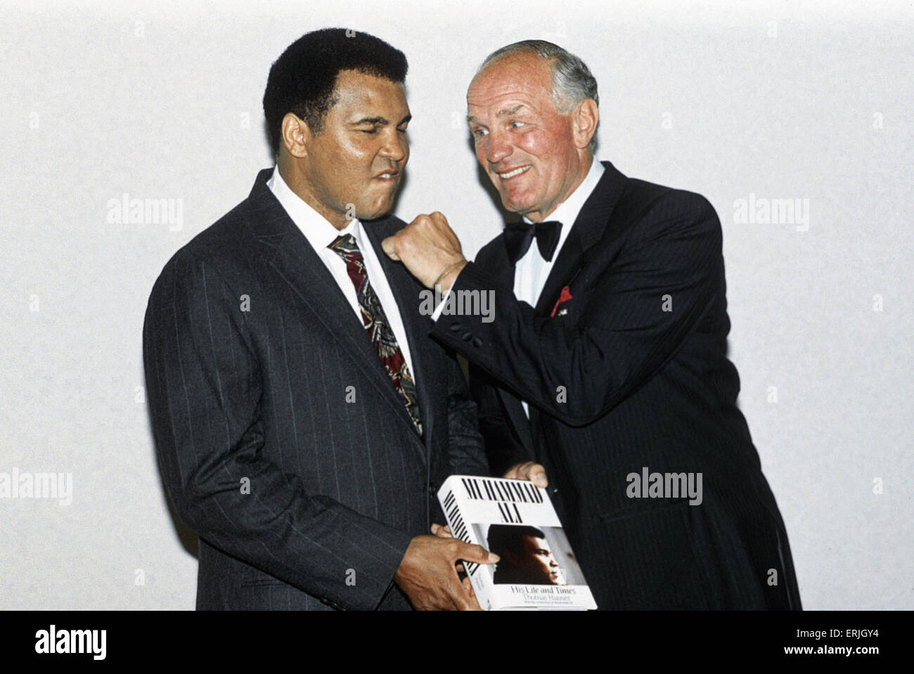 Legendary American boxer Muhammad Ali, formerly Cassius Clay, and ...