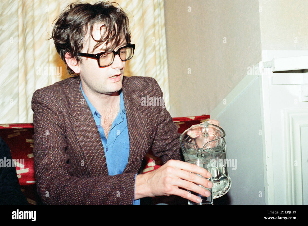 Pulp play the Clickimin Centre, Shetland, 13th August 1996. Lead Singer ...