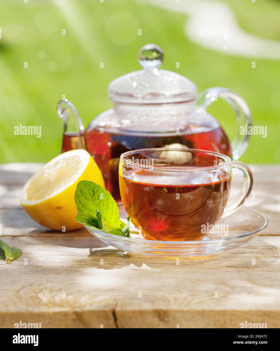 Breakfast tea on table hi-res stock photography and images - Alamy
