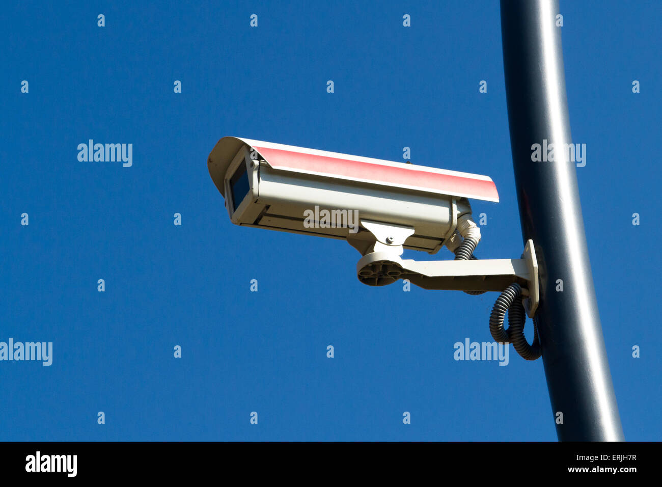 Security camera on blue sky Stock Photo - Alamy