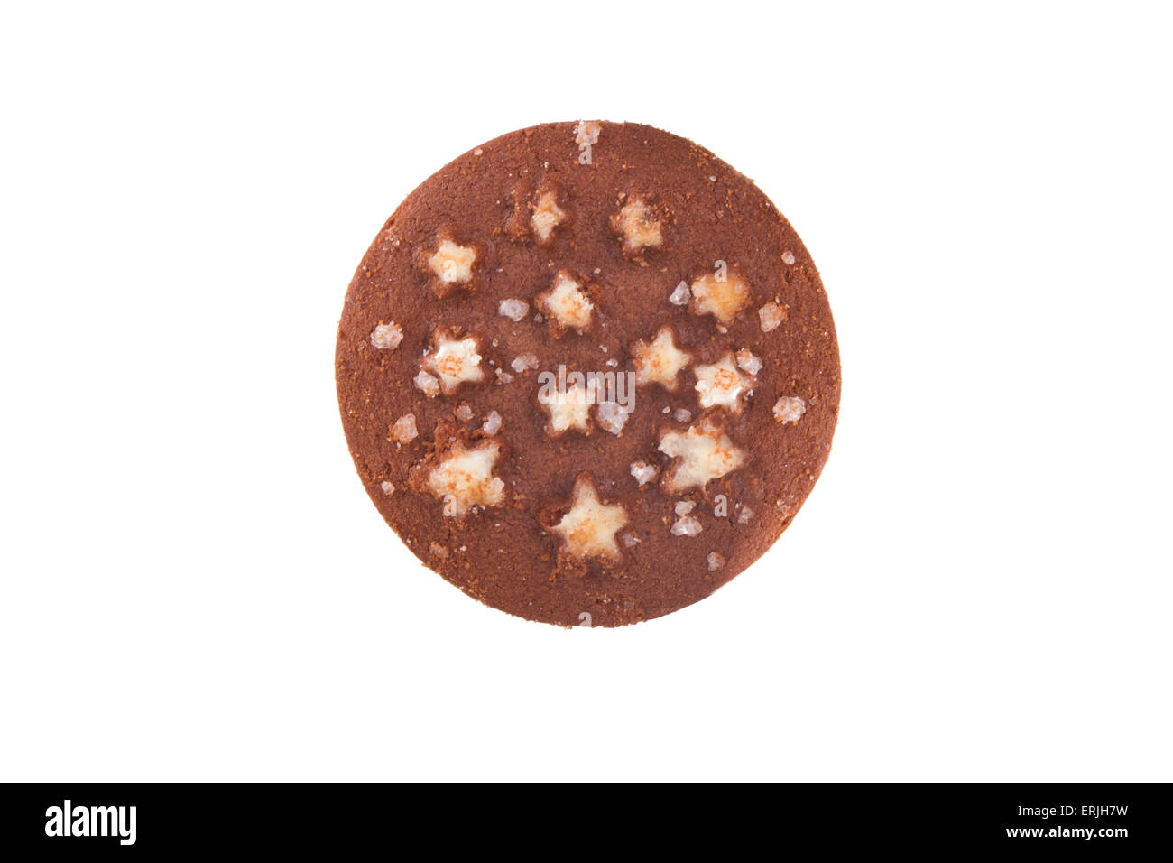 Single cookie, isolated on white background Stock Photo - Alamy