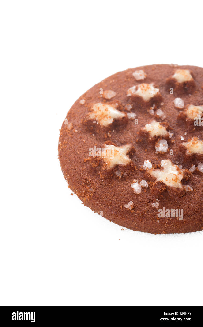 Single cookie, isolated on white background Stock Photo - Alamy
