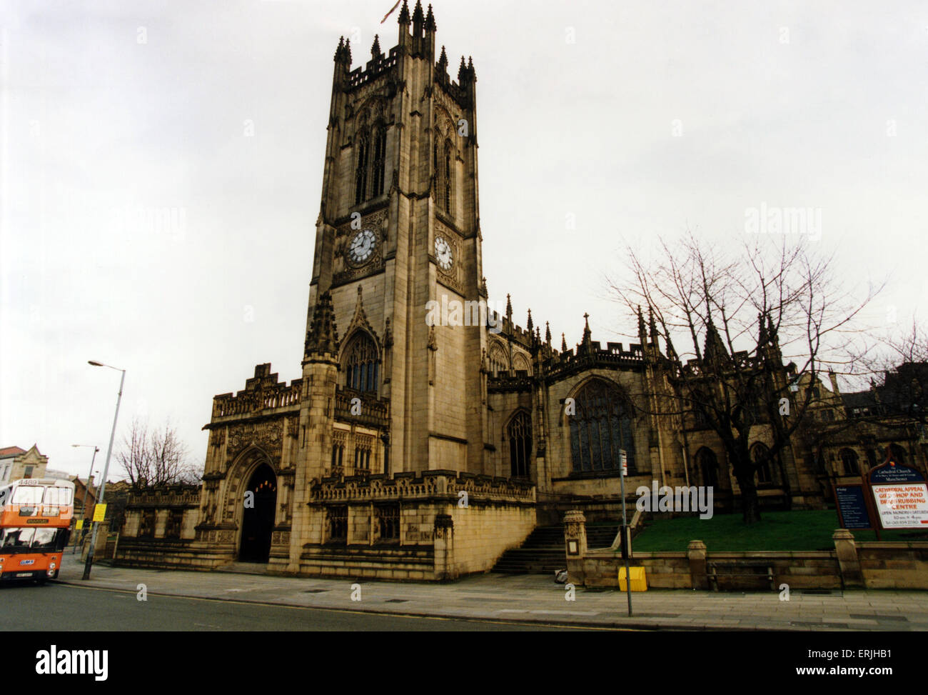 Manchester Cathedral, 14th February 1995. Manchester Cathedral is a ...