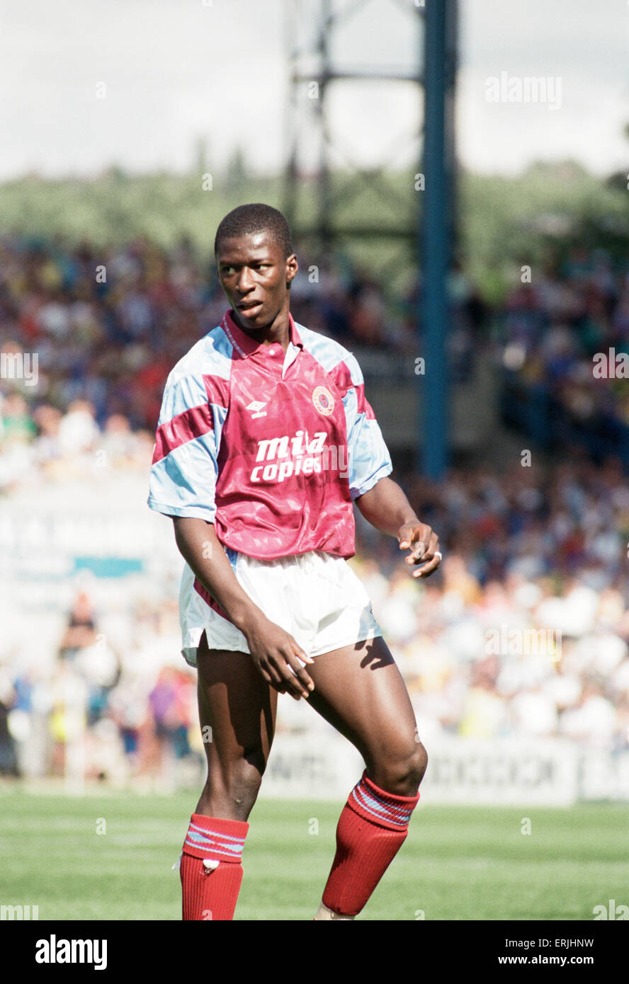 Aston Villa footballer Paul Mortimer in action during the league match ...
