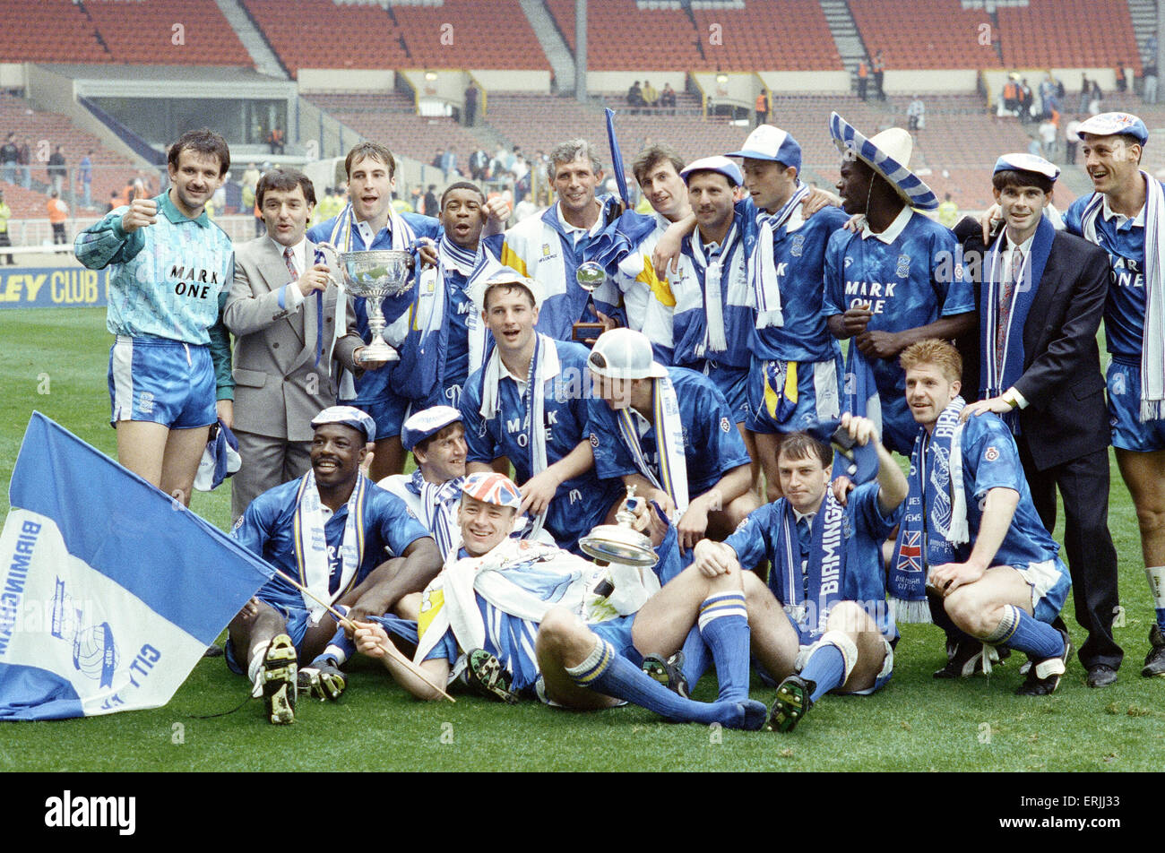 Football League Trophy Final (known as the Leyland DAF Cup) at Wembley ...
