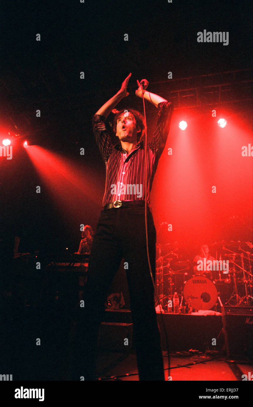 Pulp play the Clickimin Centre, Shetland, 13th August 1996. Lead Singer ...