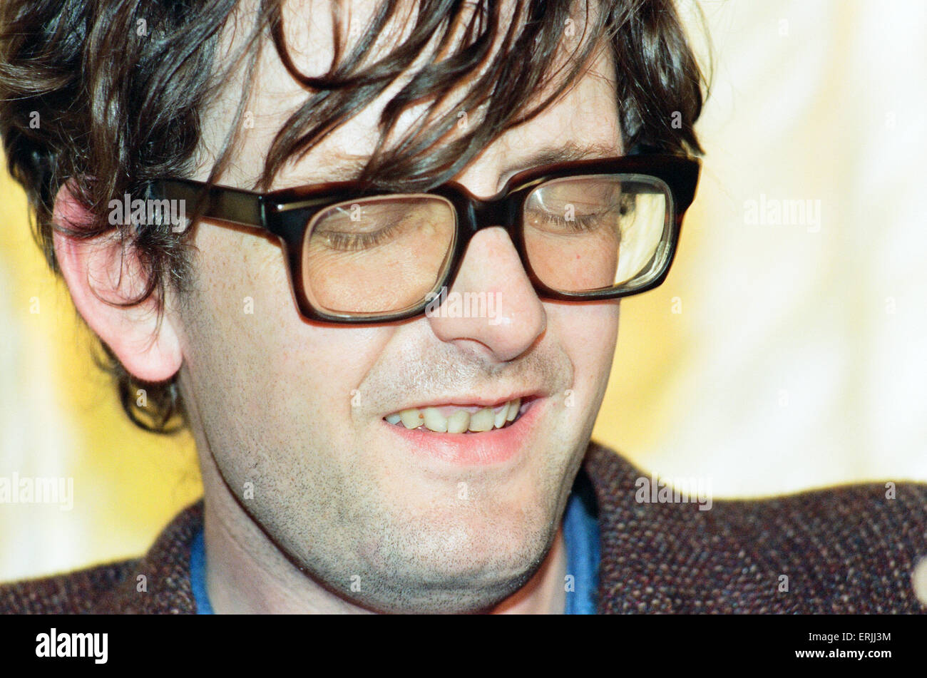 Pulp play the Clickimin Centre, Shetland, 13th August 1996. Lead Singer ...