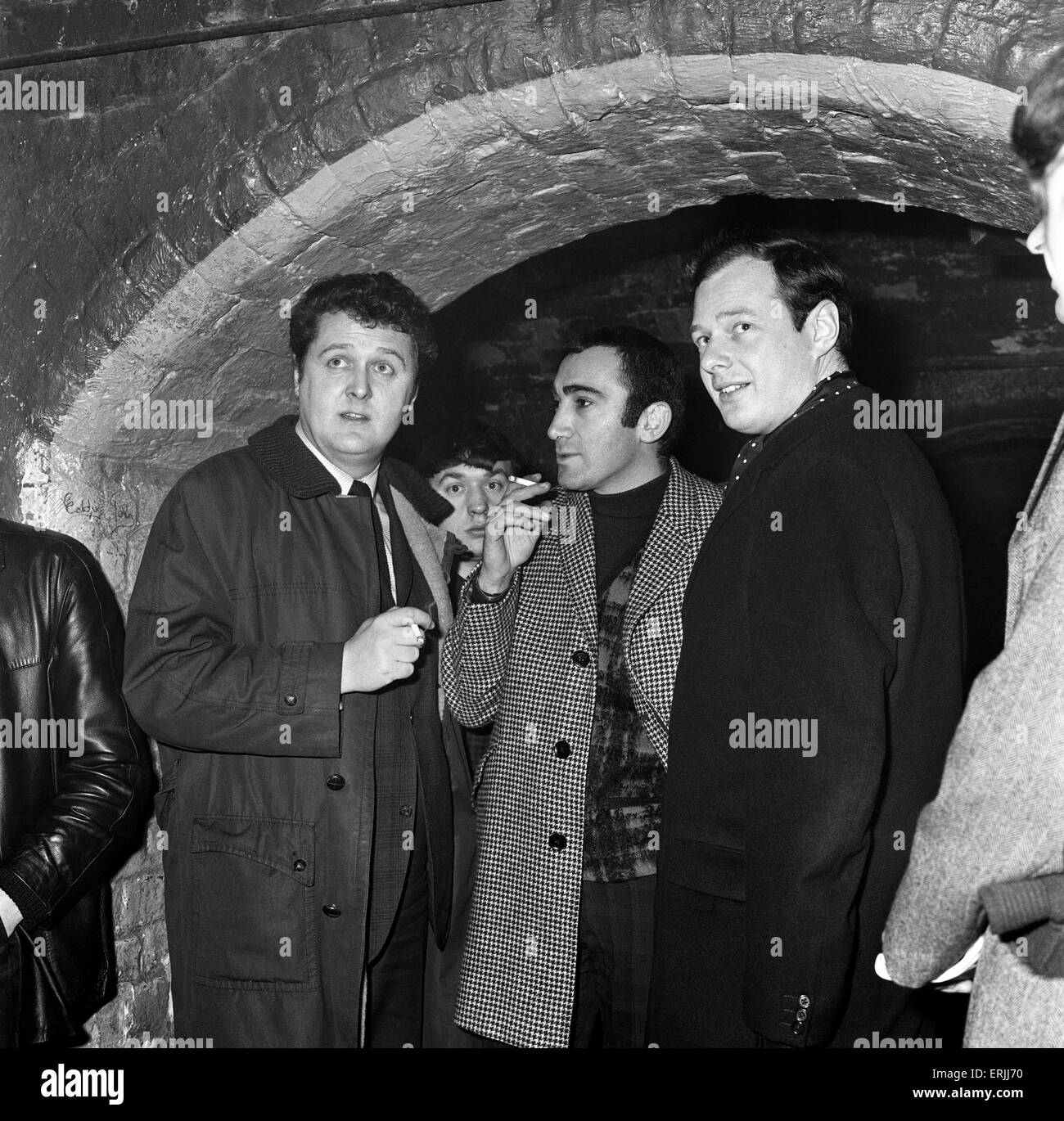 Beatles the cavern club 1960s Black and White Stock Photos & Images - Alamy