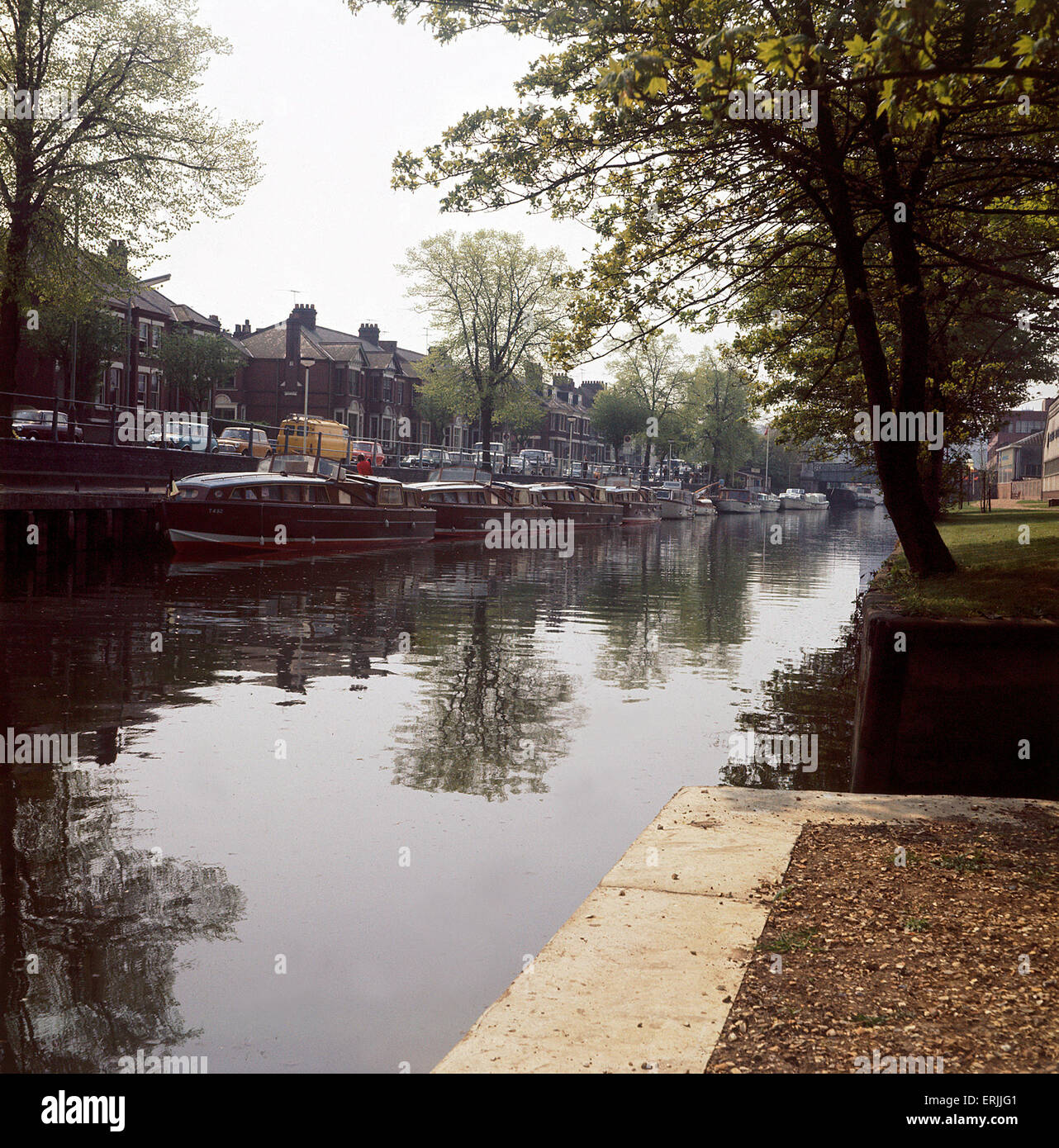 Norwich East Anglia England General Views - Street Scene Riverside View ...