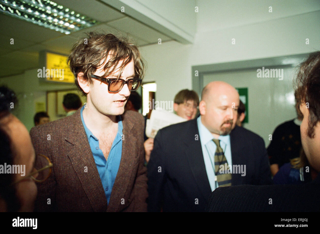 Pulp play the Clickimin Centre, Shetland, 13th August 1996. Lead Singer ...