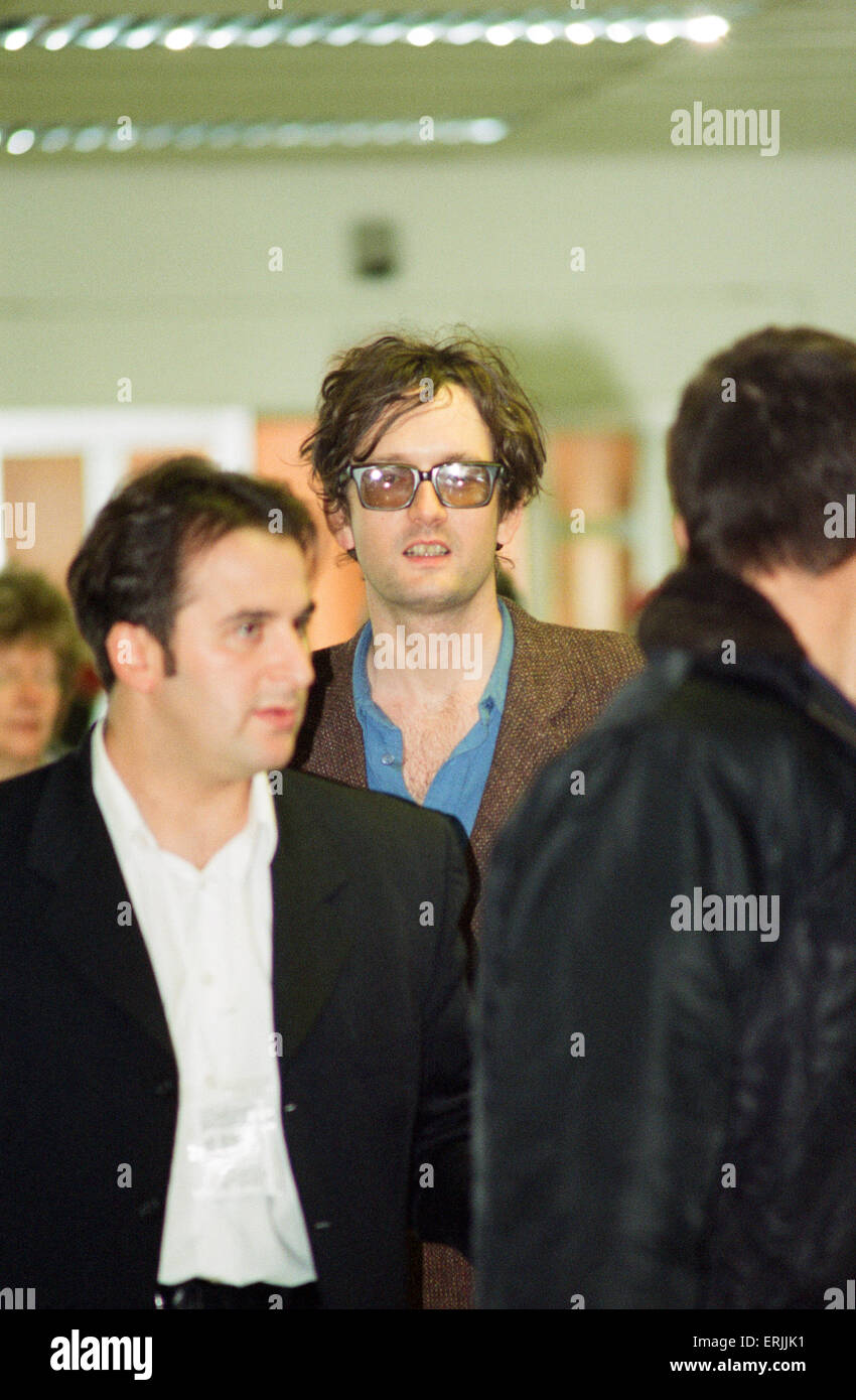 Pulp play the Clickimin Centre, Shetland, 13th August 1996. Lead Singer ...