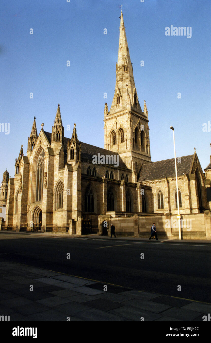 Salford Cathedral, Manchester. 21st January 1992. The Cathedral Church ...