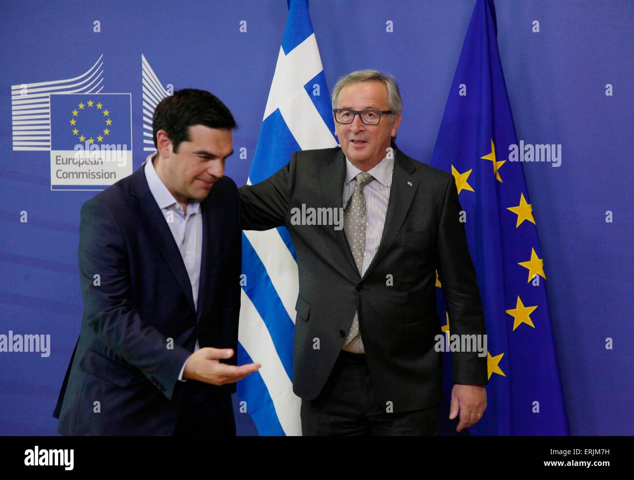 Brussels, Belgium. 3rd June, 2015. European Commission President Jean ...