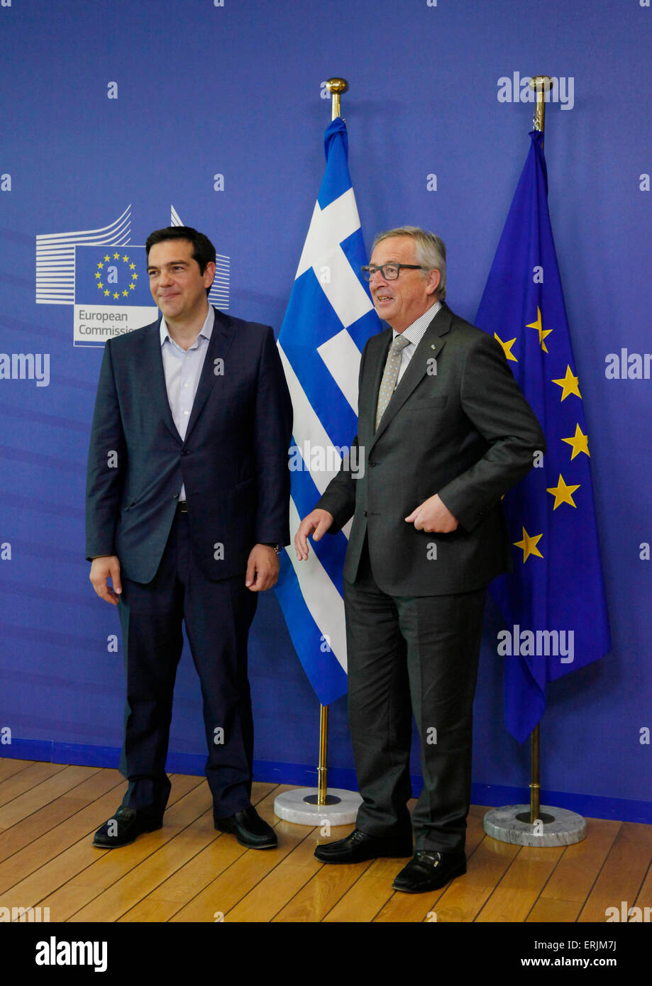 Brussels, Belgium. 3rd June, 2015. European Commission President Jean ...