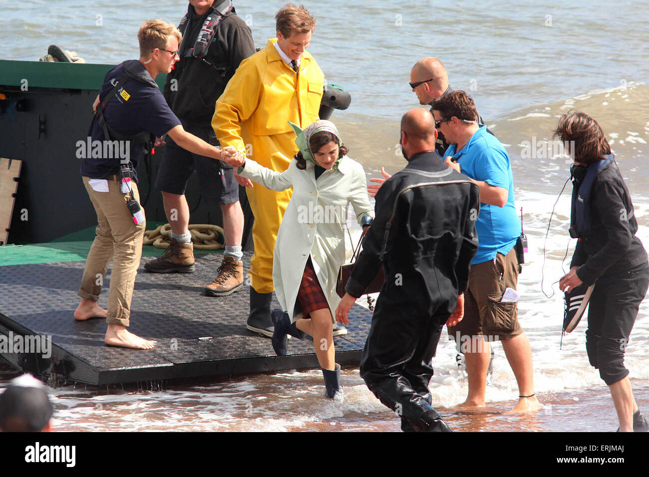 Teignmouth, Devon, UK. 3rd June, 2015. Actors Colin Firth and Rachel ...