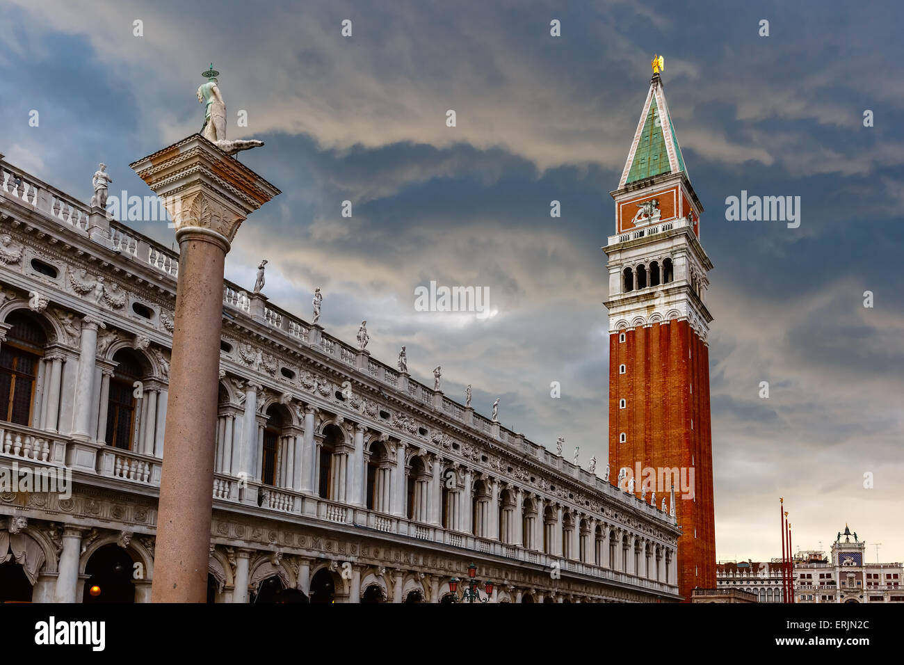 Famous column st mark hi-res stock photography and images - Alamy