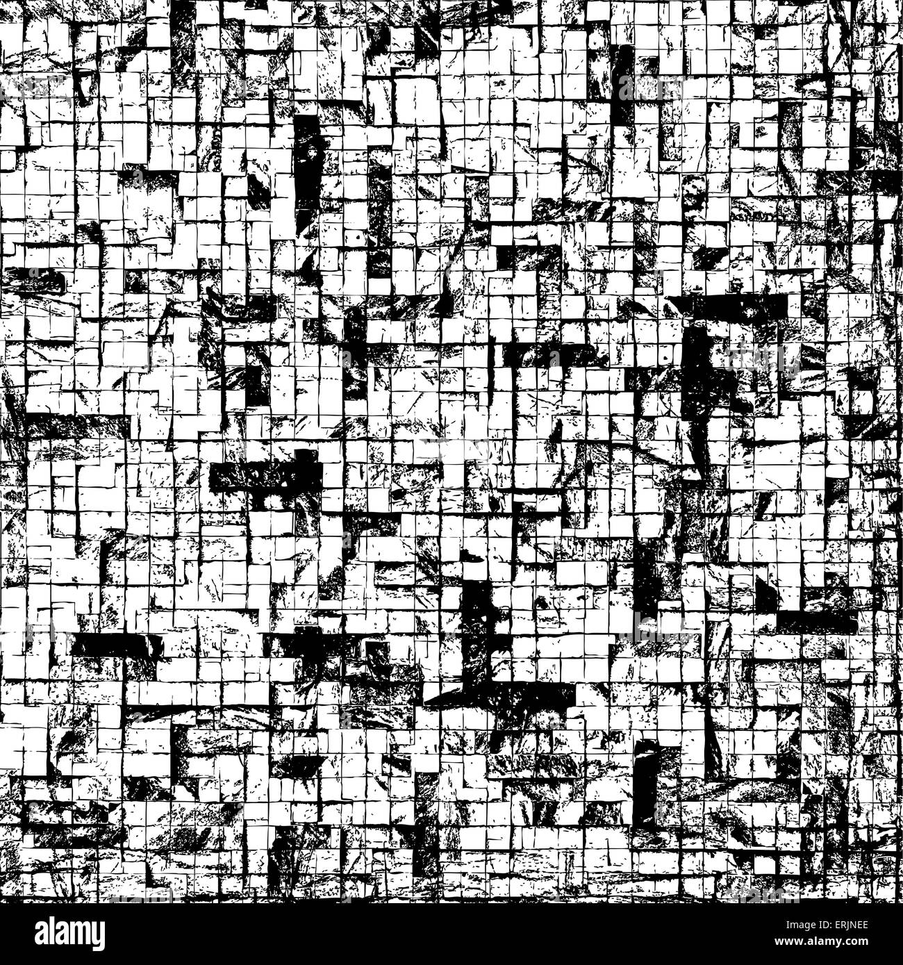 Mosaic Brick Texture Stock Vector Image & Art - Alamy