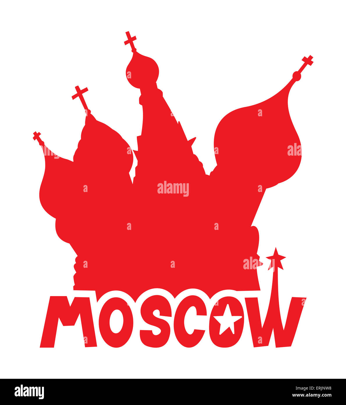 Vector illustration of the moscow icon Stock Photo - Alamy