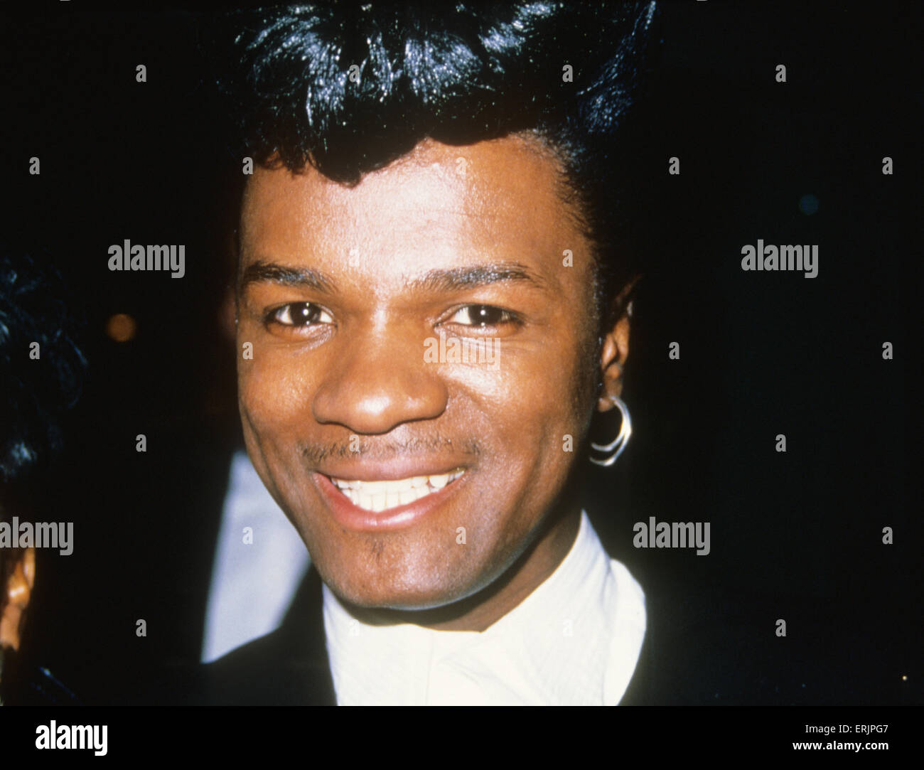 JERMAINJE STEWArt (1957-1997) US R&B singer about 1986 Stock Photo - Alamy
