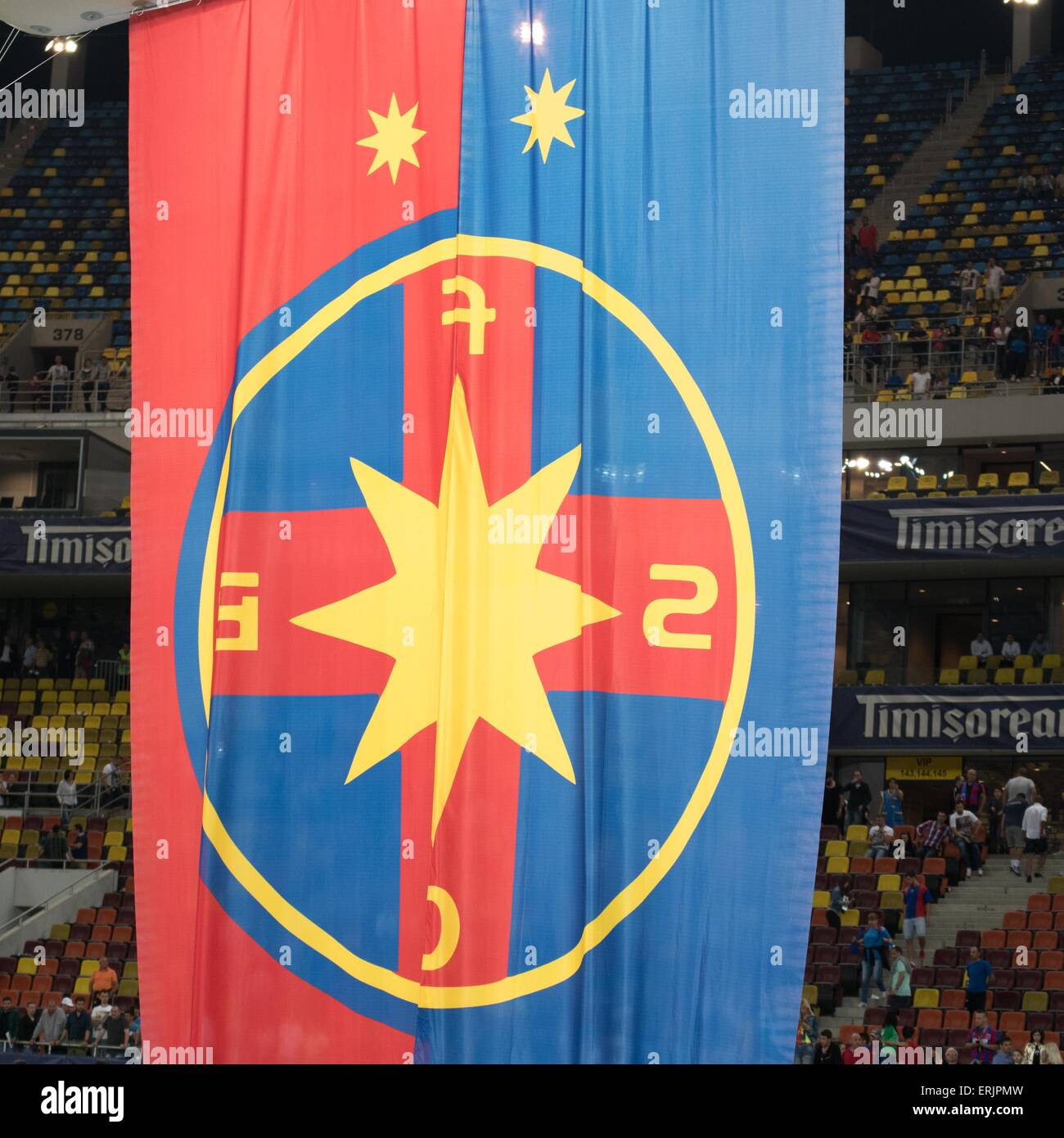 Football romania flag hi-res stock photography and images - Alamy