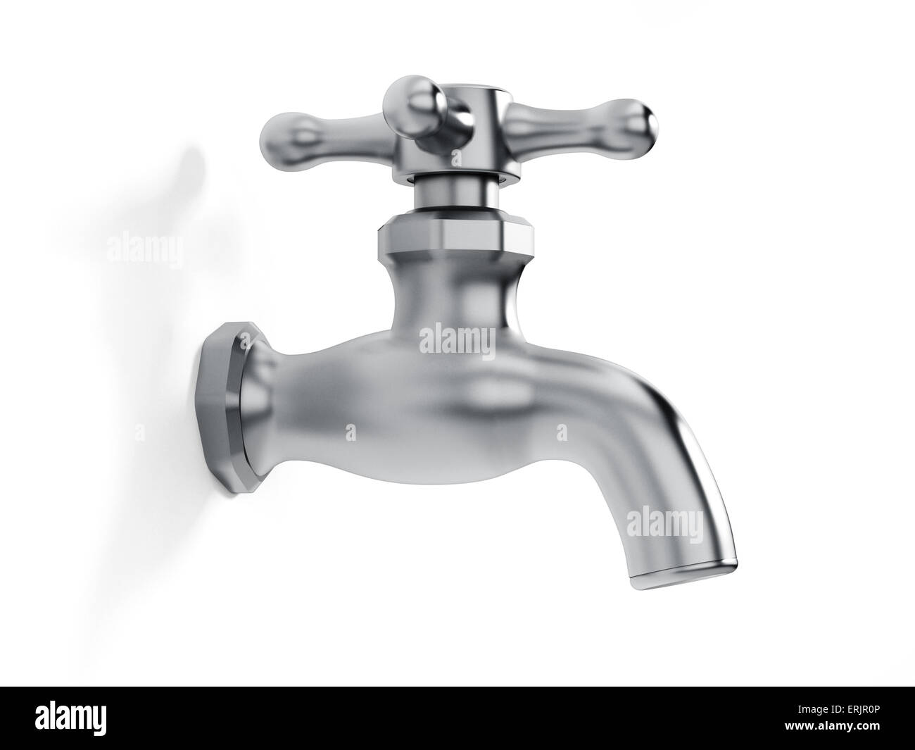 Water tap isolated on white background Stock Photo - Alamy