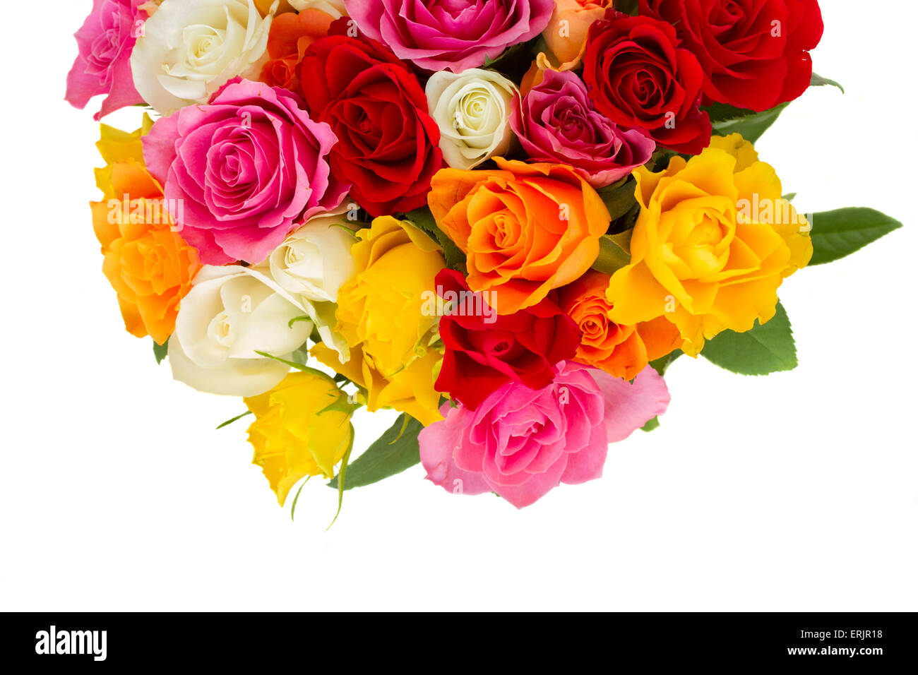 bouquet of fresh roses Stock Photo - Alamy