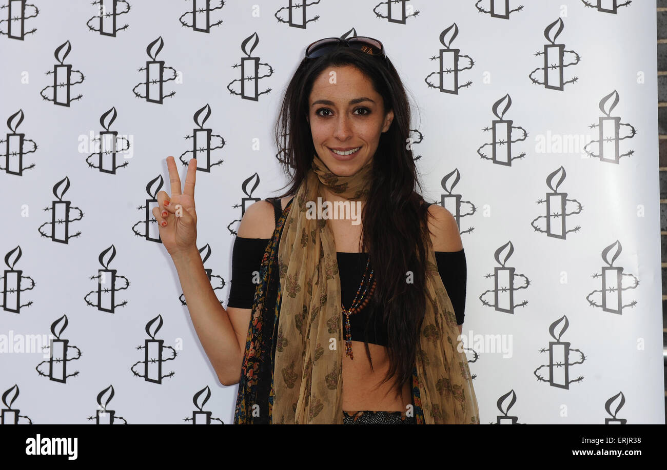 London, UK, UK. 3rd June, 2015. Oona Chaplin attends Amnesty ...